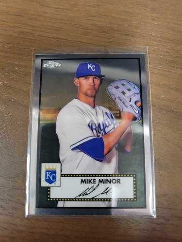 Mike Minor 2021 Topps Chrome Platinum Anniversary #188 - Kansas City ...