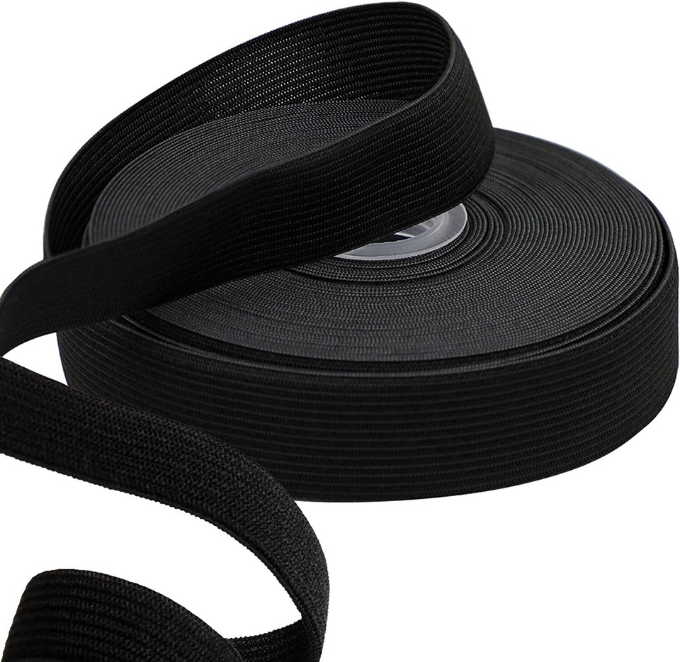 Elastic Band 1 Inch x 12 Yd Stretch Strap High Elastic Cord for Sewing ...