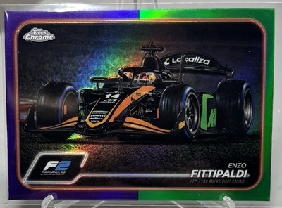 2024 Topps Chrome Formula 1 F1 Enzo Fittipaldi Purple Green SP #111 ...