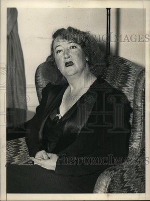 1937 Press Photo New York Jane Anderson at Waldorf Astoria Hotel NYC ...