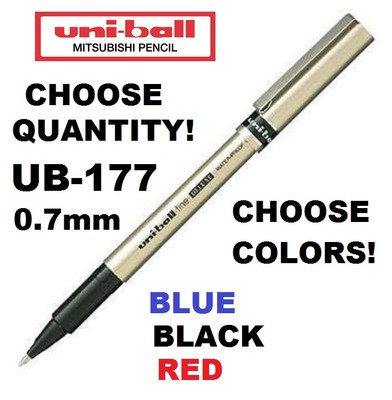 UB-177 CHOOSE HOW MANY+COLORS Uni Ball Fine DELUXE Blue Black Gel ...