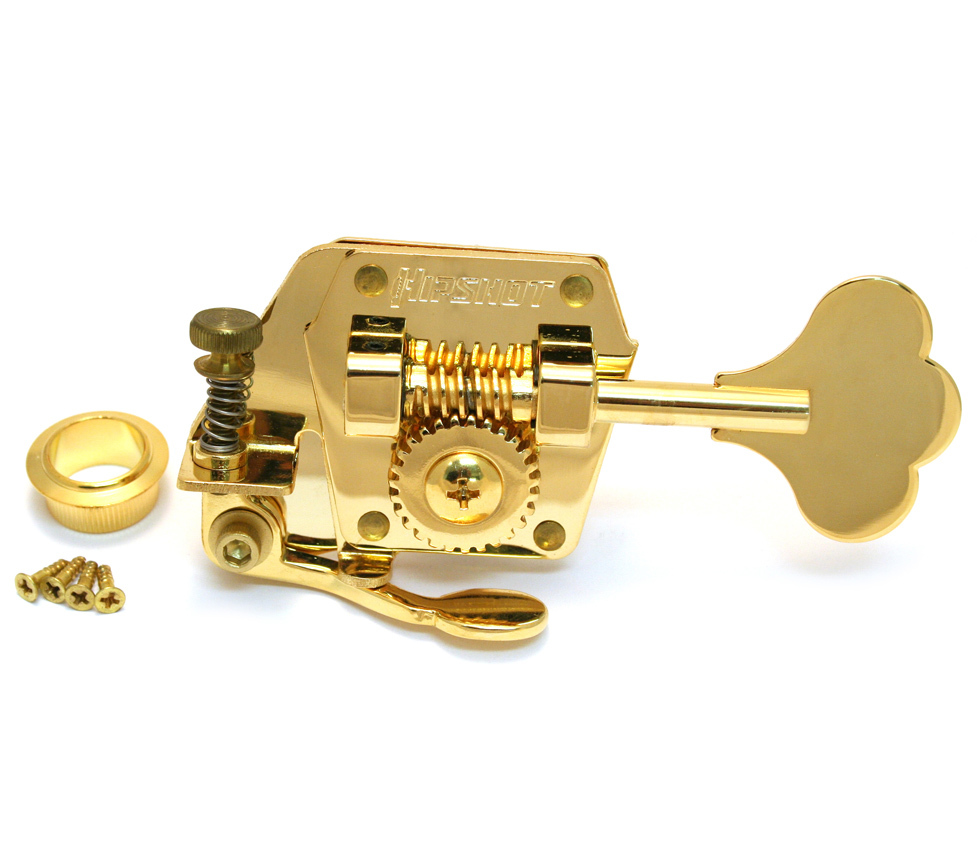 Hipshot BT3 Gold Bass Drop D Machine Head De-tuner X-tender 50s 60s ...