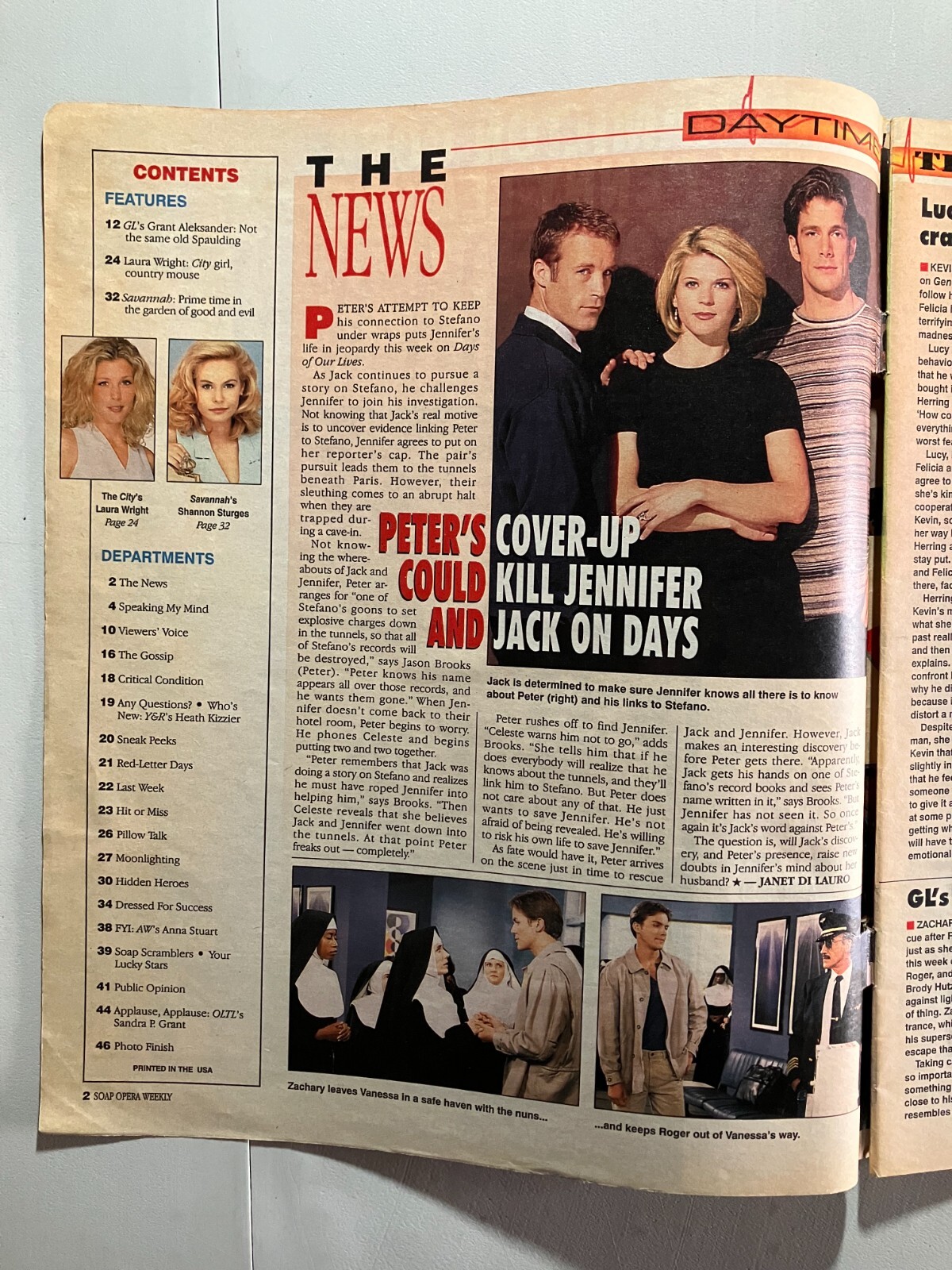 Soap Opera Weekly September 10 1996 Keith Hamilton Cobb Sydney Penny ...