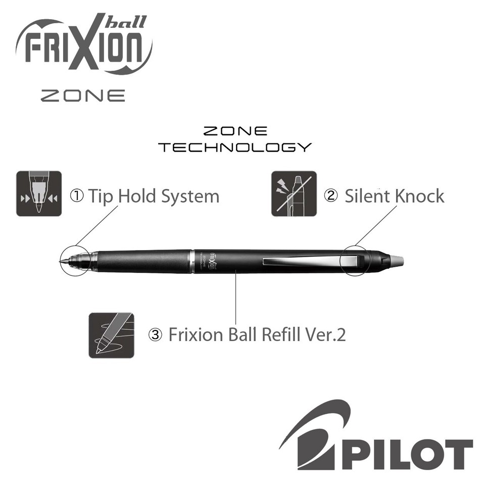 PILOT FRIXION ZONE Erasable Ball-Point Pen 0.7mm Made in Japan | eBay