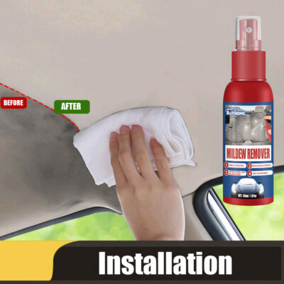 Mildew romover Car Interior Cleaning Spray Fabric Roof Safety Belt Seat ...
