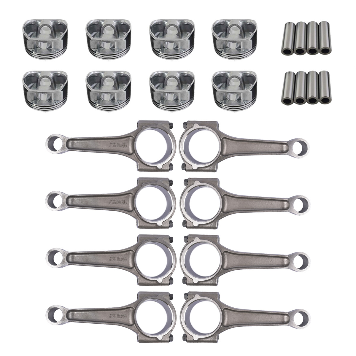 Pistons Connecting Rods Kit For 03-08 Chrysler Dodge Jeep 5.7L Hemi ...