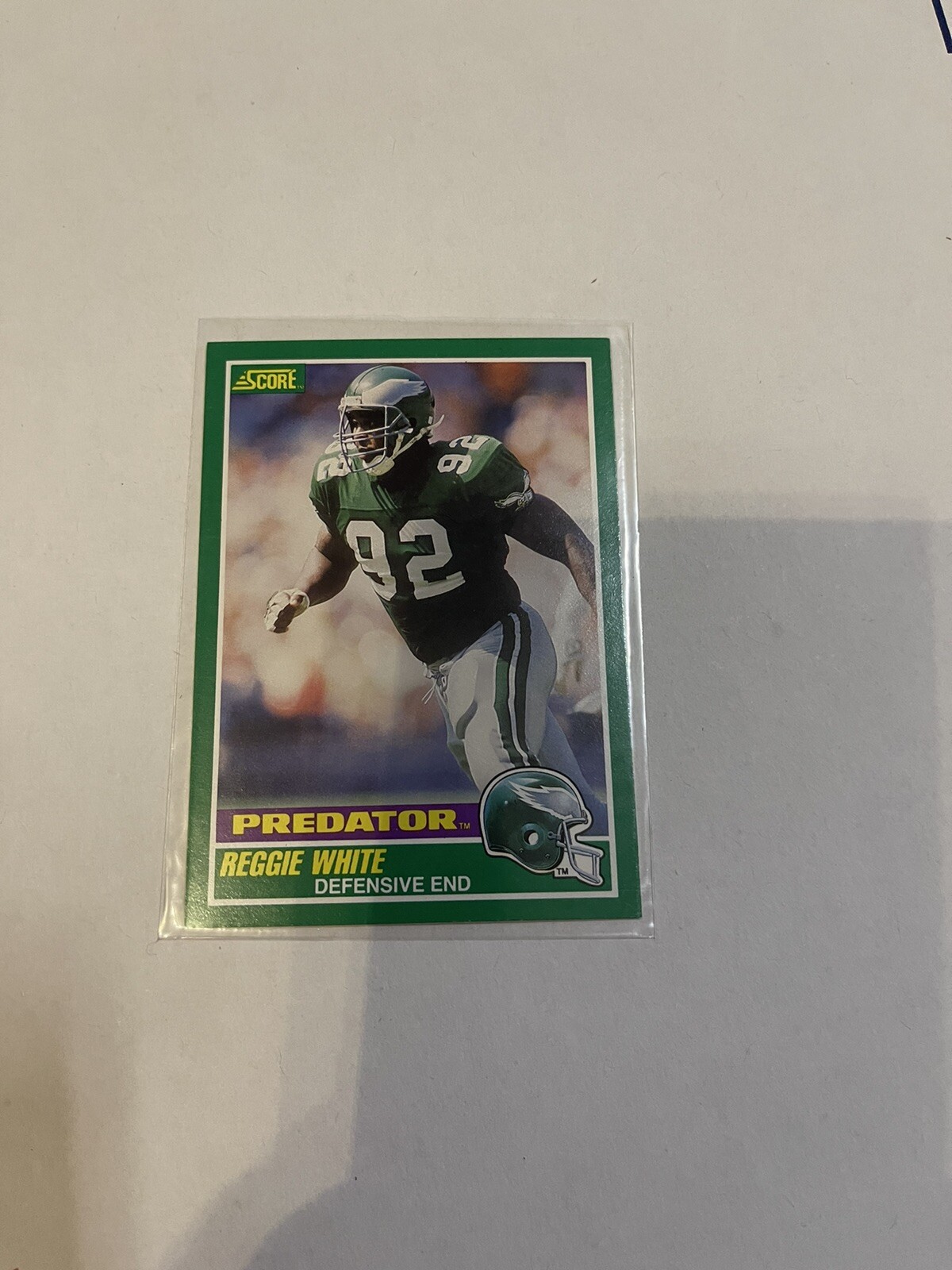 REGGIE WHITE EAGLES 1989 SCORE PREDATOR #321 | eBay