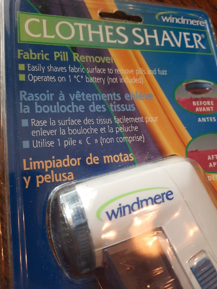 Windmere Clothes Shaver Cordless Fabric Pill Remover Sealed Package | eBay