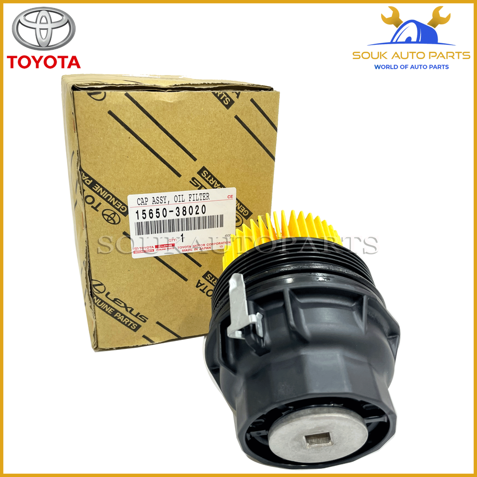 15650-38020 Genuine Toyota OIL FILTER HOUSING CAP ASSY 1565038020 OEM ...