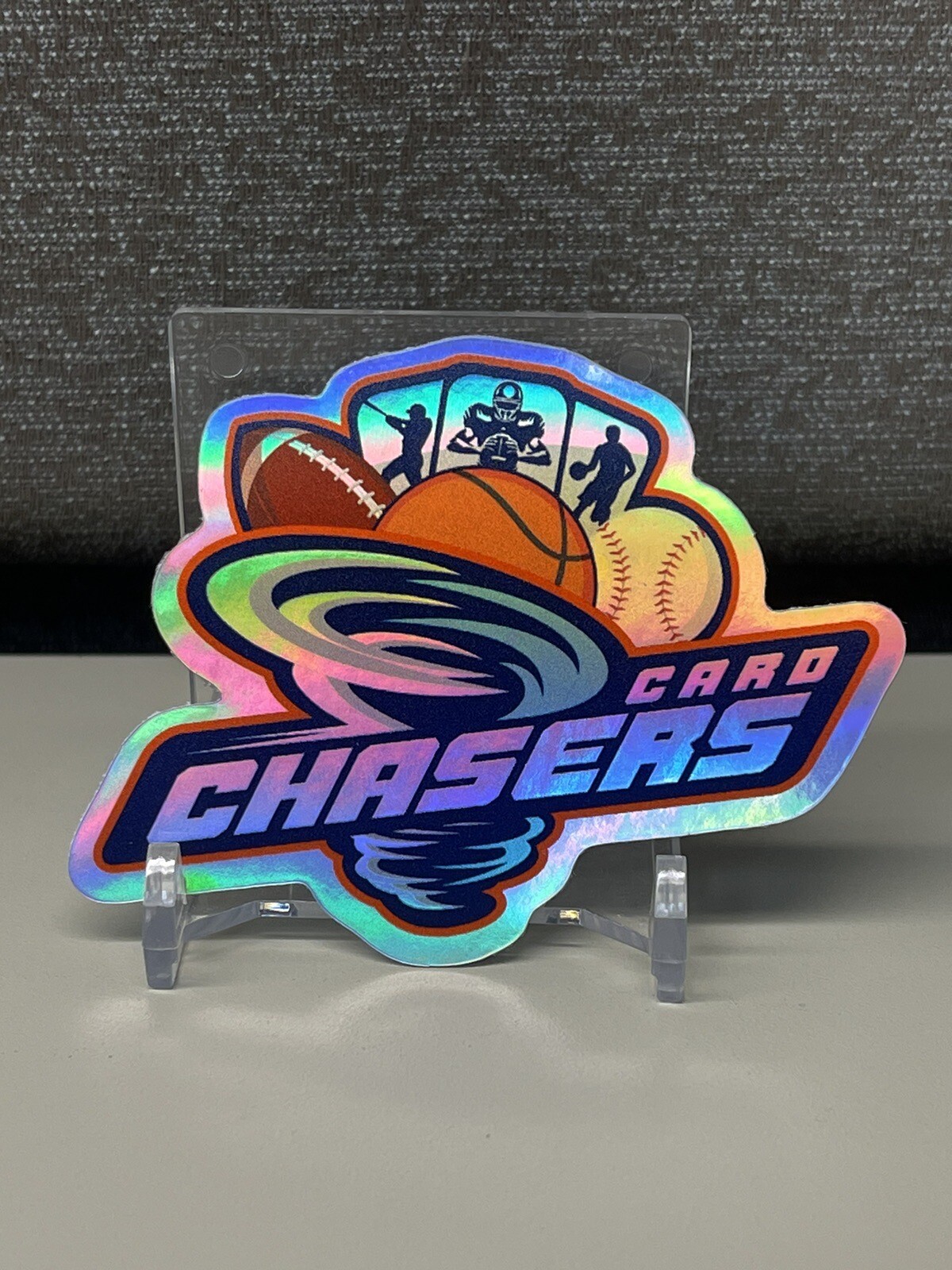 Card Chasers Holographic 3 Inch Sticker Decal | eBay