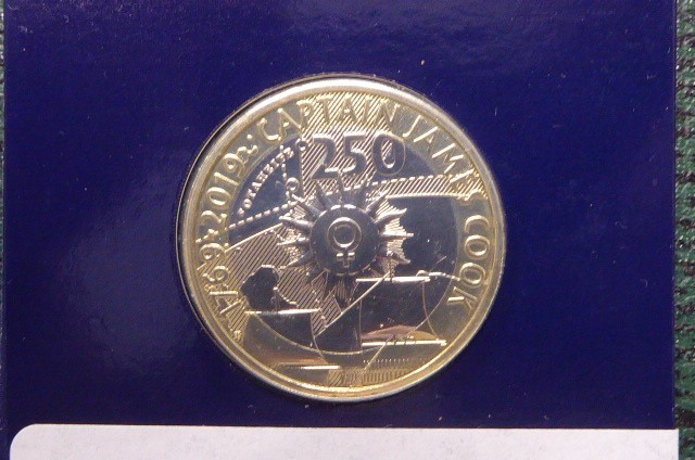 ELIZABETH II , £2 TWO POUND COIN , CAPTAIN JAMES COOK , 2019 (D47 ...