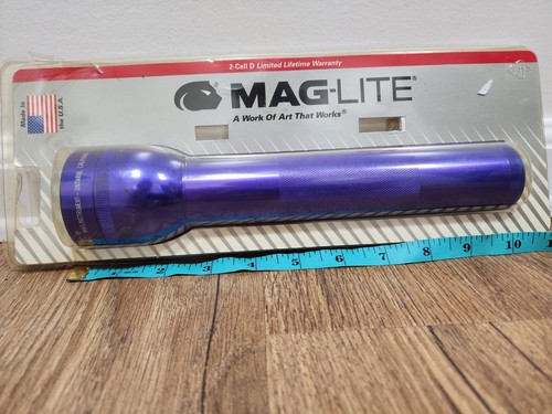 PURPLE Maglite Heavy-Duty Incandescent 2-Cell D Flashlight, Purple NEW ...