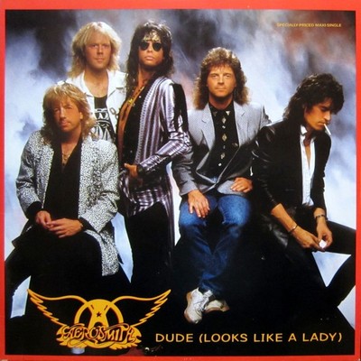 Aerosmith - Dude (Looks Like A Lady) (12", Maxi) (Very Good Plus (VG+ ...