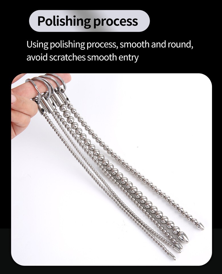 Male Insertion Penis Plug Expander Sounding Urethral Dilators Sex Toys ...