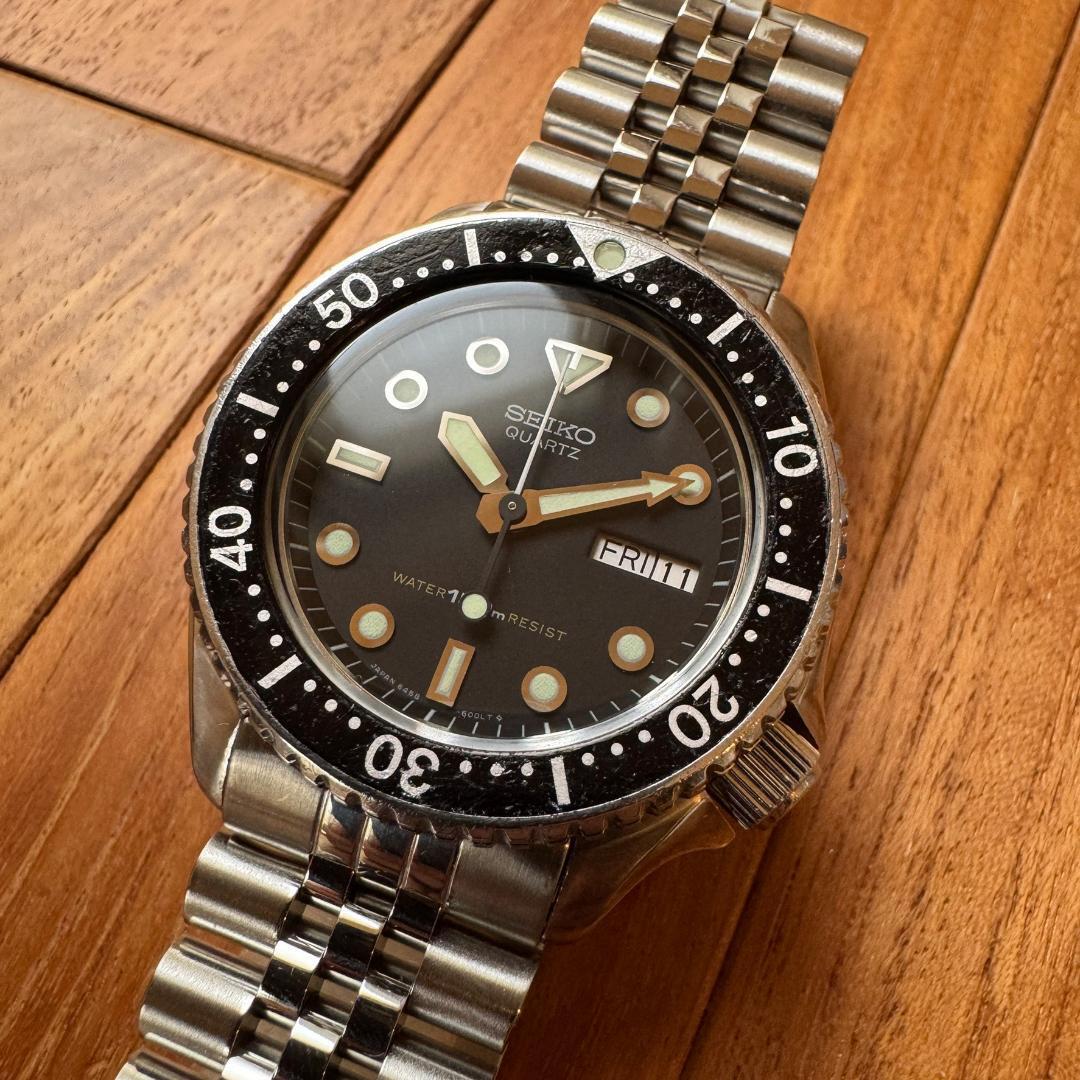 Vintage SEIKO 6458-6000 Seiko Diver Retro Jubilee Bra… - Gem