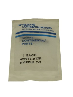 NEW TCM CONTINENTAL FUEL INJECTOR P/N 627335D-12D NOZZLE 7-9, SEALED IO ...