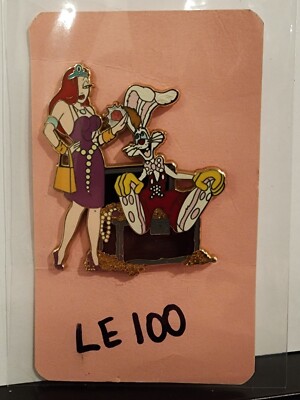 Disney Shopping Roger & Jessica Rabbit Treasure Hunt 2007 Enamel Pin LE ...