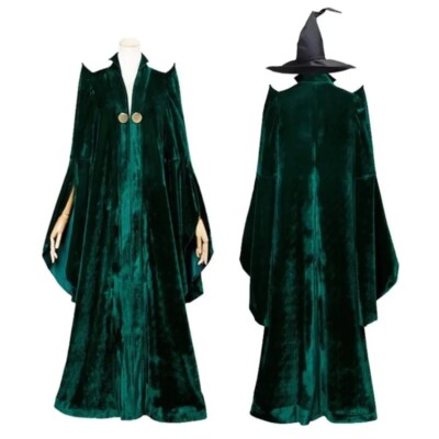 School of Witchcraft Professor McGonagall Costume Halloween Witch ...