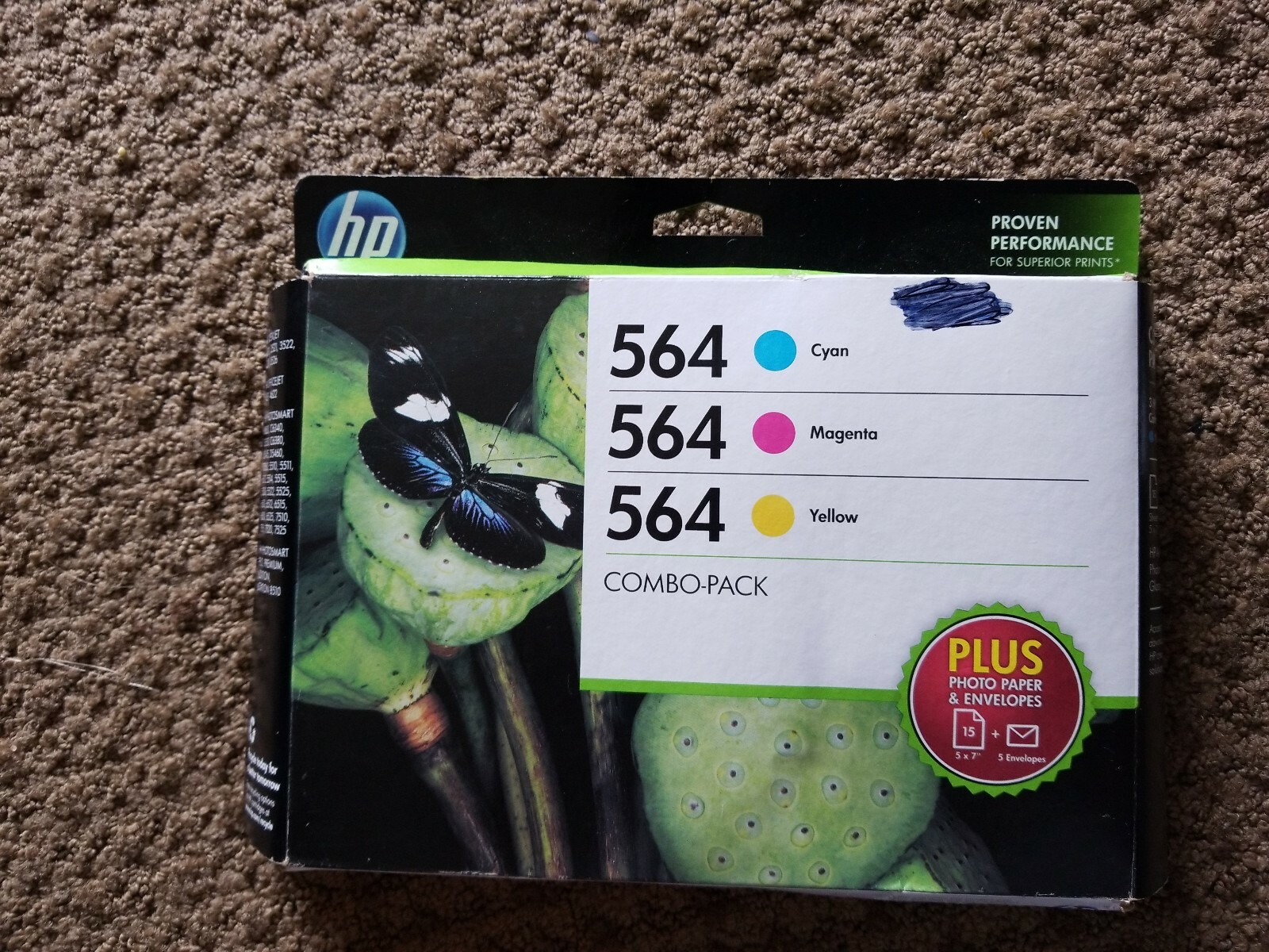 HP 564 Tri-color (Cyan/Magenta/Yellow) Combo Pack | eBay