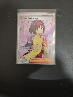Erika's Invitation 196/165 Pokemon 151 Ultra Rare Full Art English Card ...