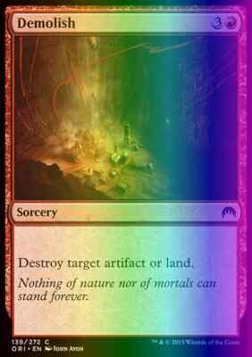 Demolish Foil Magic Origins Light Play MTG Magic DNA GAMES | eBay
