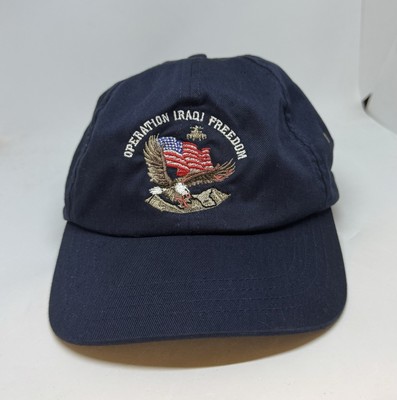 Operation Iraqi Freedom Hat Coalition Forces Blue Adjustable Baseball ...