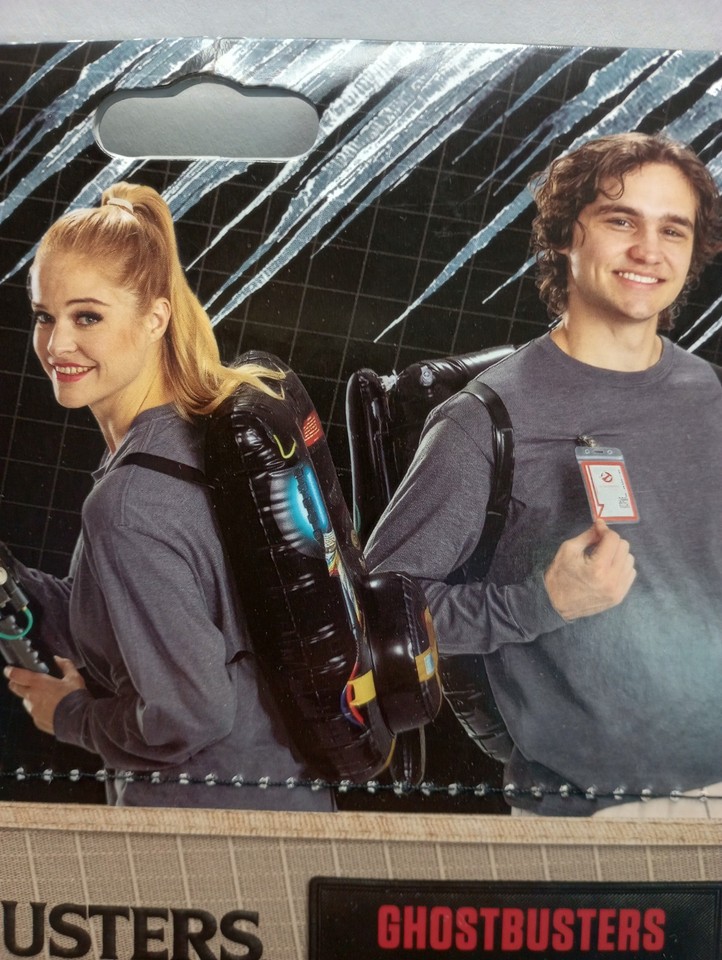 GHOSTBUSTERS Frozen Empire INFLATABLE PROTON PACK w Badge Halloween ...