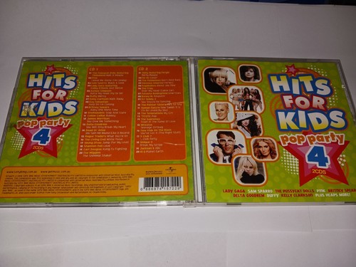HITS FOR KIDS POP PARTY 4 (2 DISC) (CD, 40 TRACKS, 2008) | eBay Australia