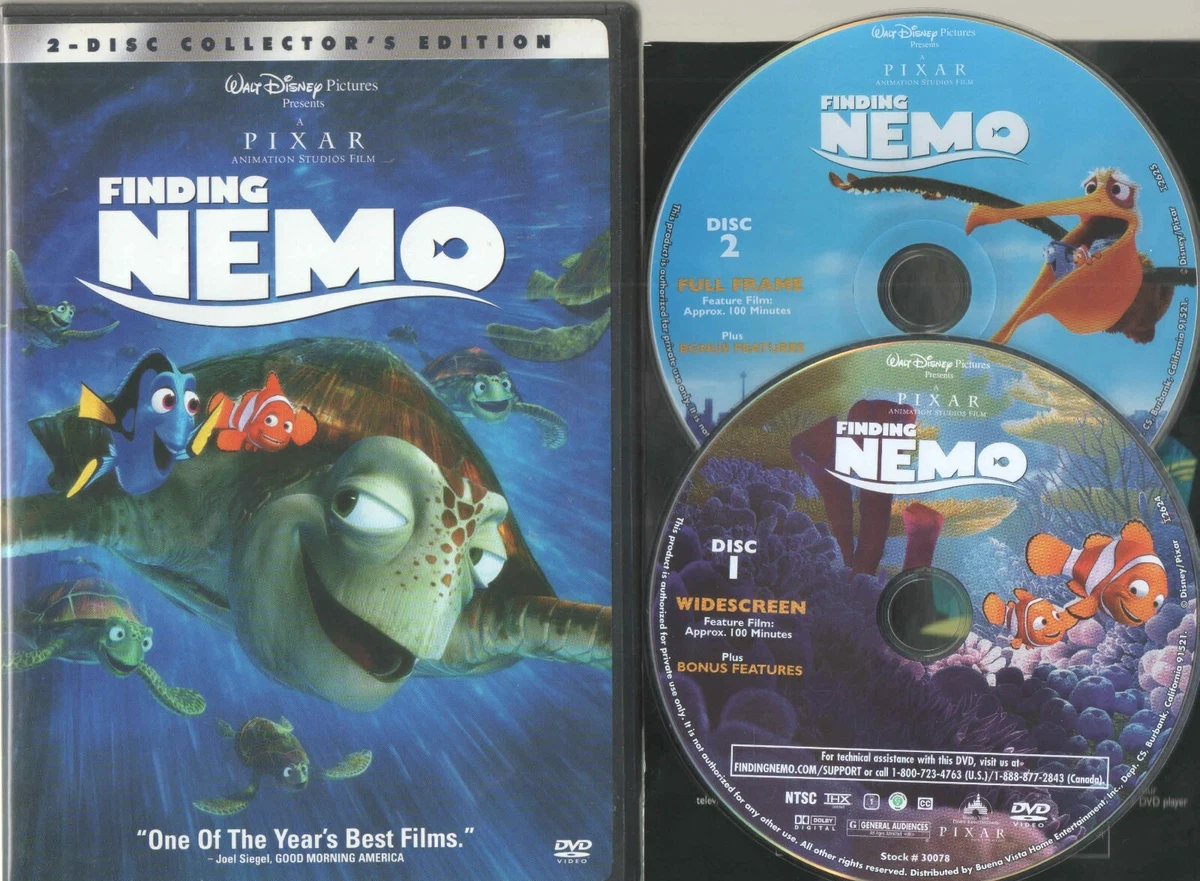 Finding Nemo Dvd Cover Art