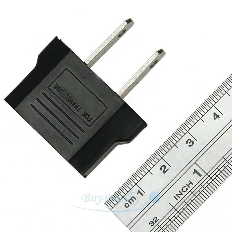 (1-20pcs) EU Euro Europe to US USA Power Jack Wall Plug Converter ...