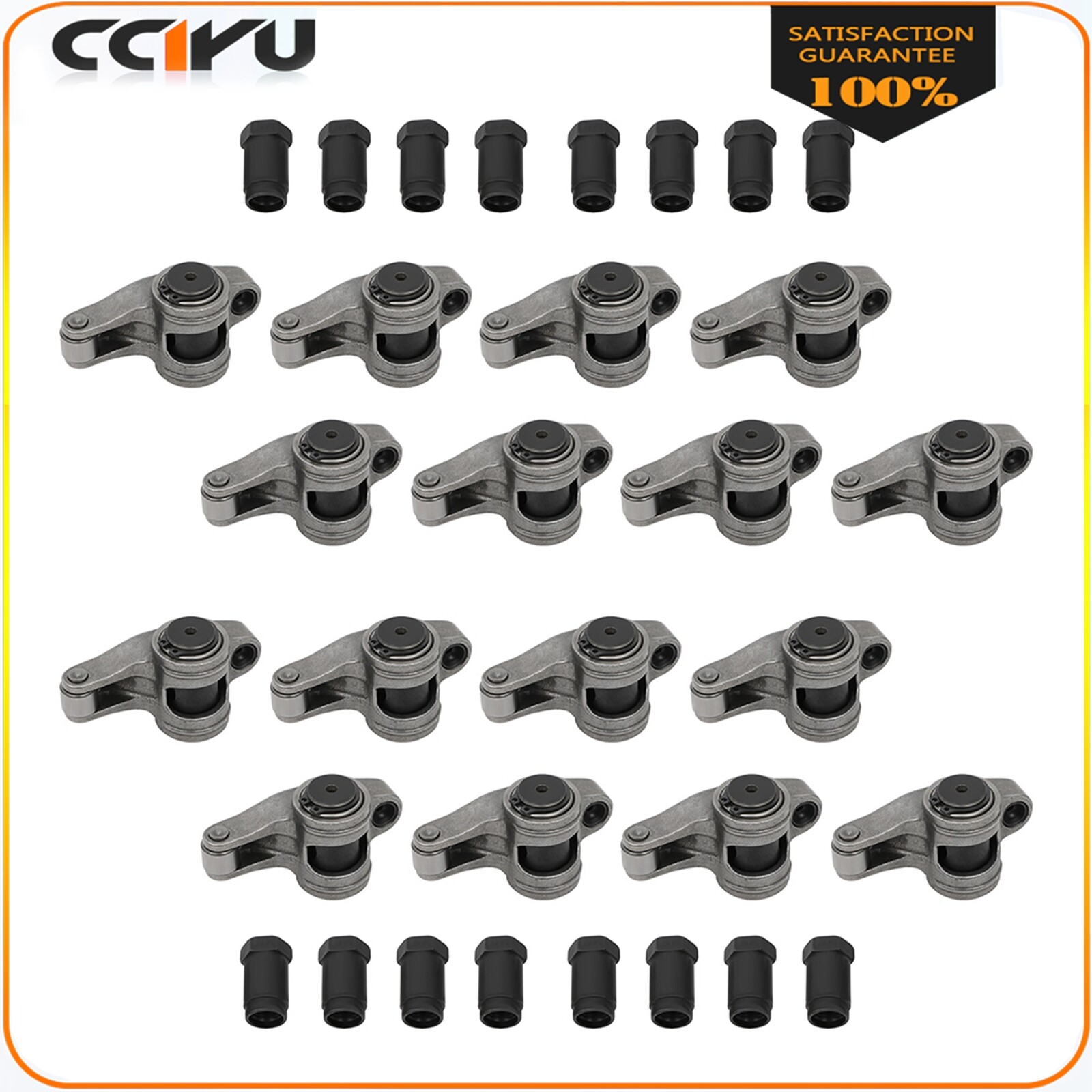 Stainless Steel Roller Rocker Arms For Chevy BBC 454 1.7 Ratio 7/16" | eBay