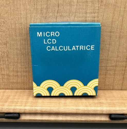 VINTAGE Gold Micro LCD Calculator *NEW OLD STOCK | eBay