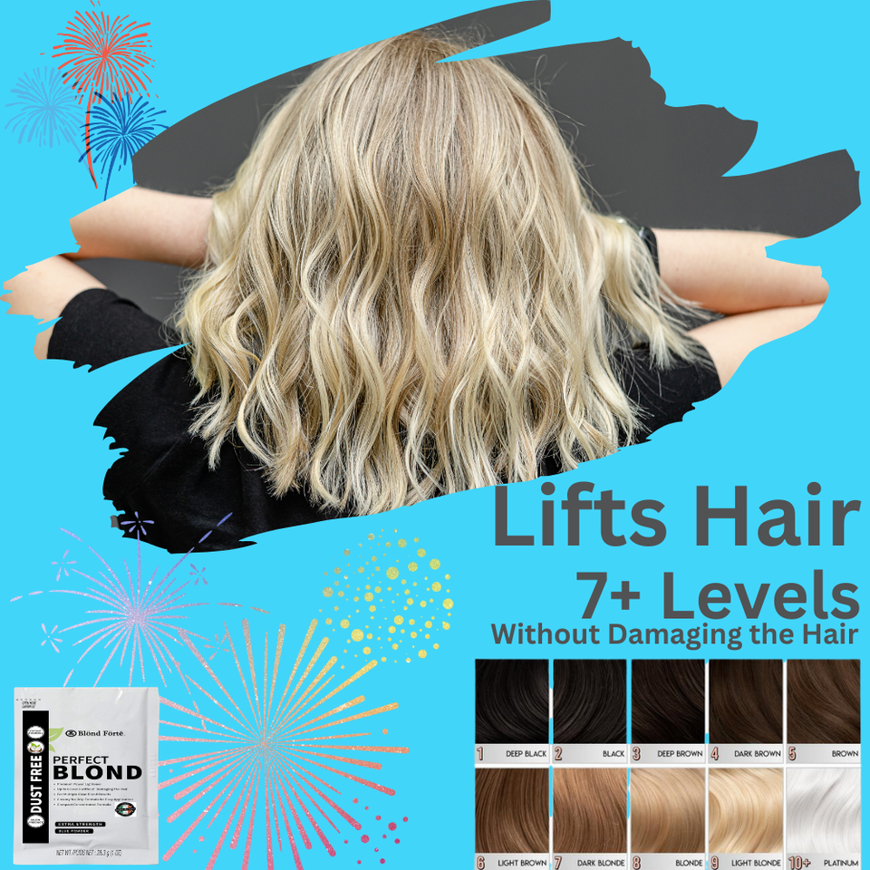 Professional Hair Bleach Lightener Kit for all Hair - 20/30/40 Volume ...