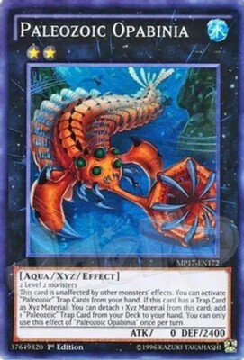 Yugioh - Paleozoic Opabinia - 1st Edition Super Rare NM - Free ...