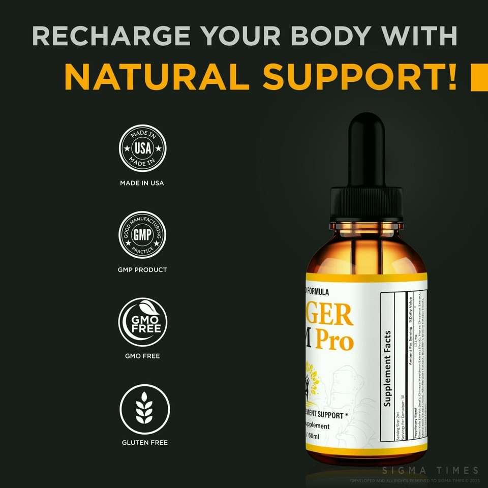 Ginger Slim Drops, Weight Loss Drops to Support Fat Burning (30 Servs ...