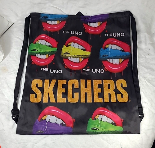 The Uno Sketchers Shoe Collectable Drawstring Backpack Bag 20x17 ...