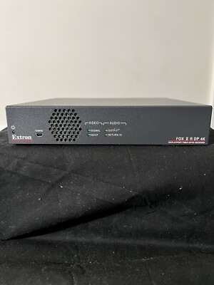 Extron FOX II R DP 4KFiber Optic Receiver Multi-Channel Audio, RS-232 ...