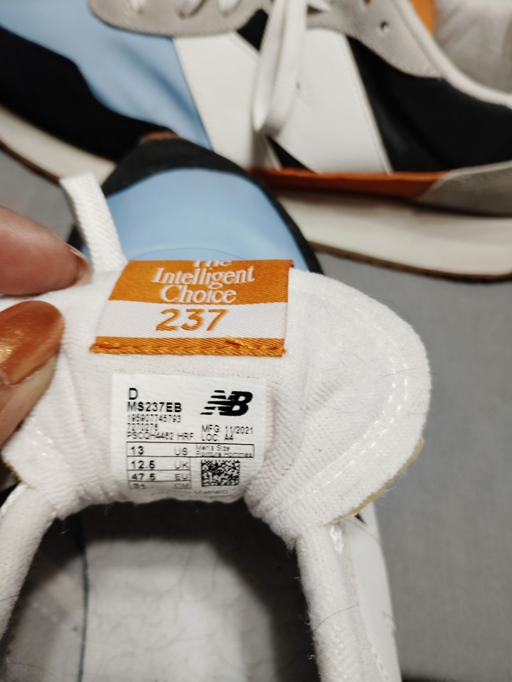 New Balance 237 Black Rain Cloud Gym Shoes Sneakers Men MS237EB ...