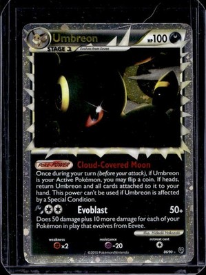 2010 Pokemon HeartGold & SoulSilver Undaunted Umbreon #86/90 | eBay