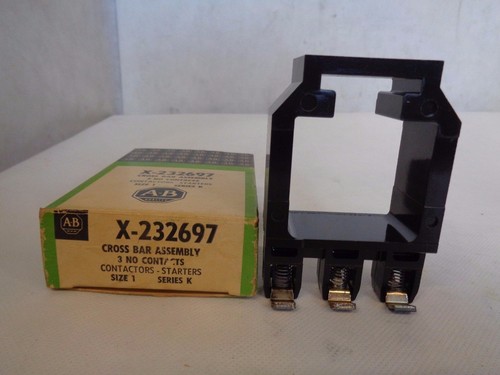 NEW ALLEN-BRADLEY X-232697 CROSS BAR ASSEMBLY 3 N.O. CONTACTS SIZE 1 ...
