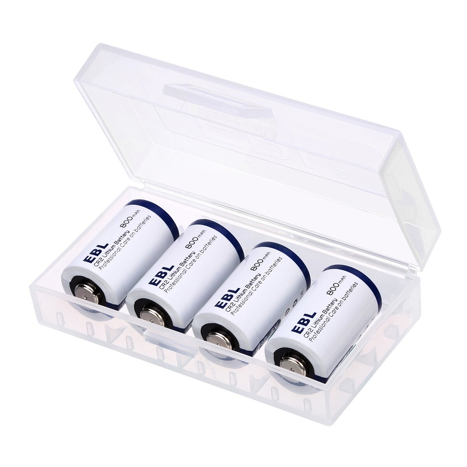 EBL CR2 Lithium Battery Photo DL-CR2 3V Batteries For Camera Flashlight ...