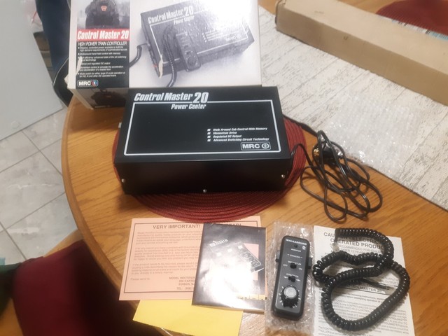 Vtg MRC Control Master 20 High Power Train Controller Aa444 Remote ...