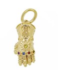 New Authentic PANDORA Gold Marvel The Avengers Infinity Gauntlet Charm ...