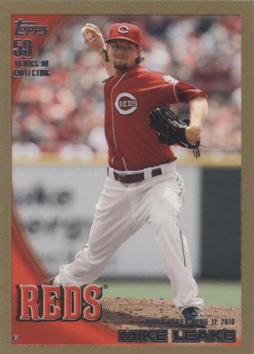 2010 Topps Update Series - Rookie Debut Mike Leake #US-317 Gold /2010 ...
