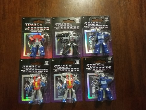 Transformers Mini Figures 2.5’’ Rare with Bonus Card Hasbro Just Play ...