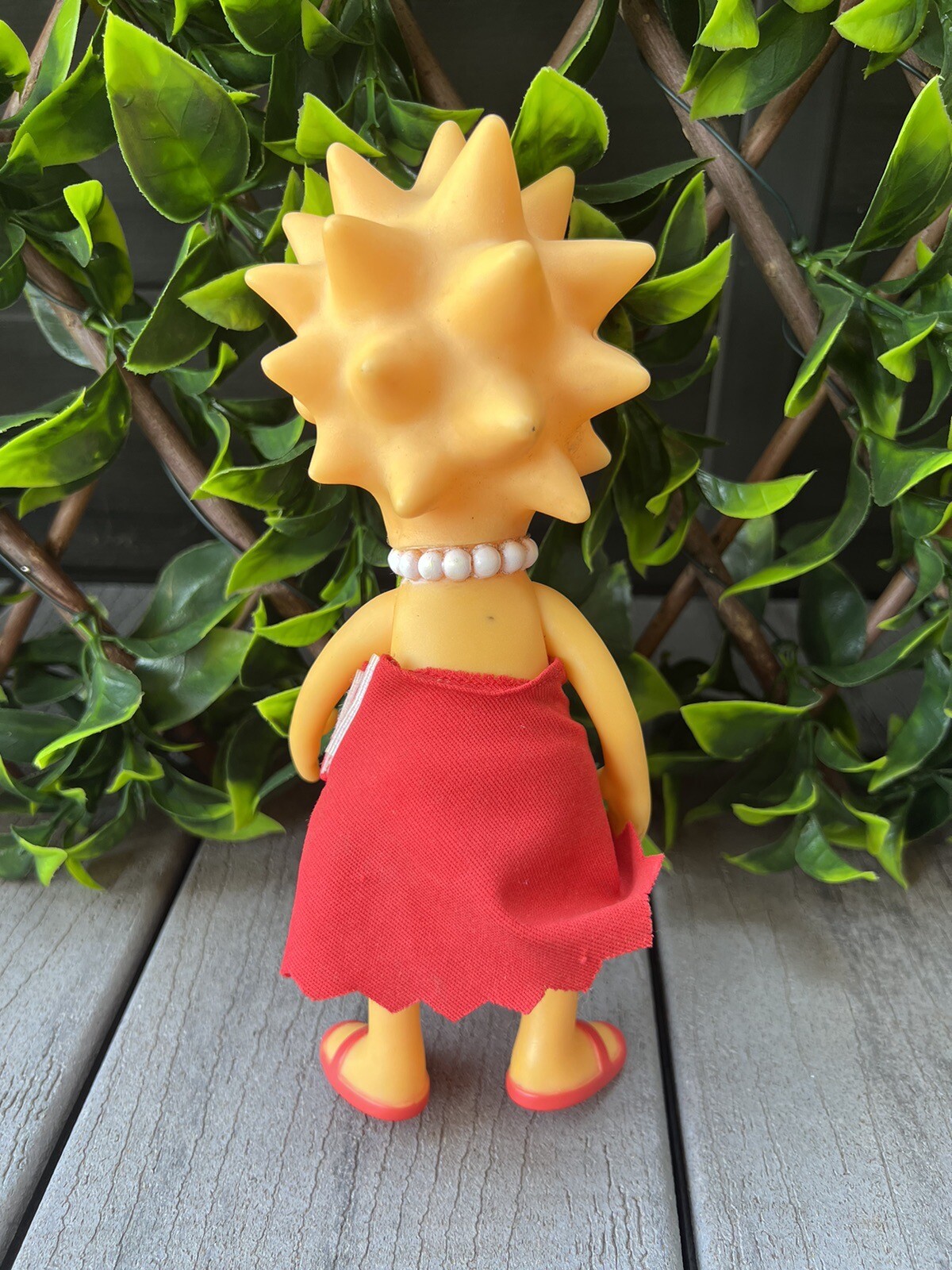 Old Vintage The Simpsons Lisa Plastic Toy Stands Approx 21cm the ...