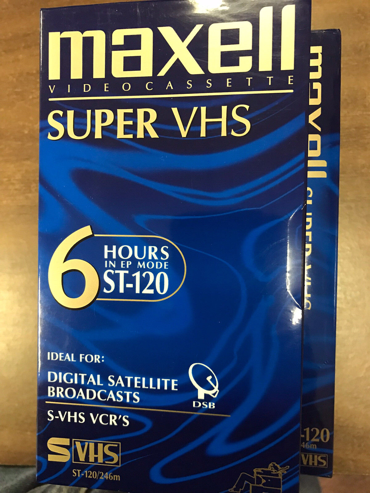 New Maxell XR-S BLACK Super VHS ST-120 Video Cassette | eBay