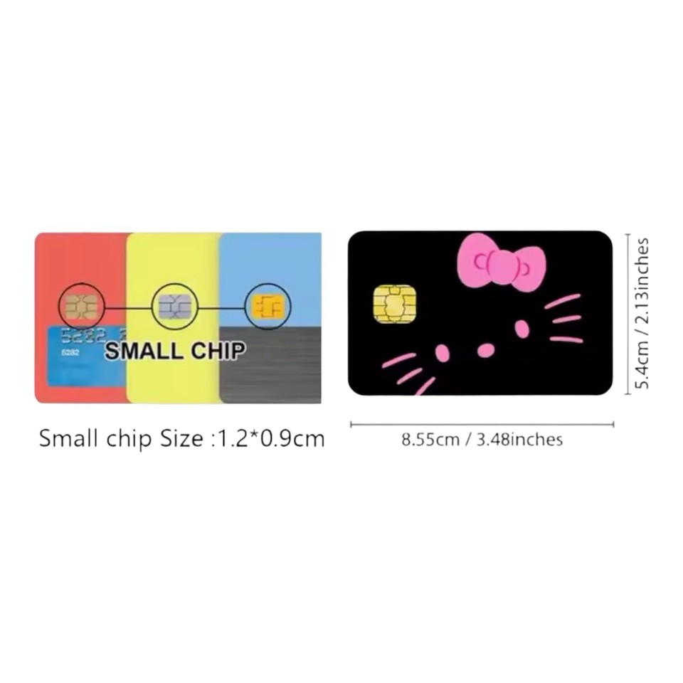 Hello Kitty Angel Wings Wand Snowflake Credit Debit Card Skin Cover ...
