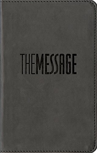 The Message Compact (Leather-Look, Graphite): The Bible in Conte | eBay