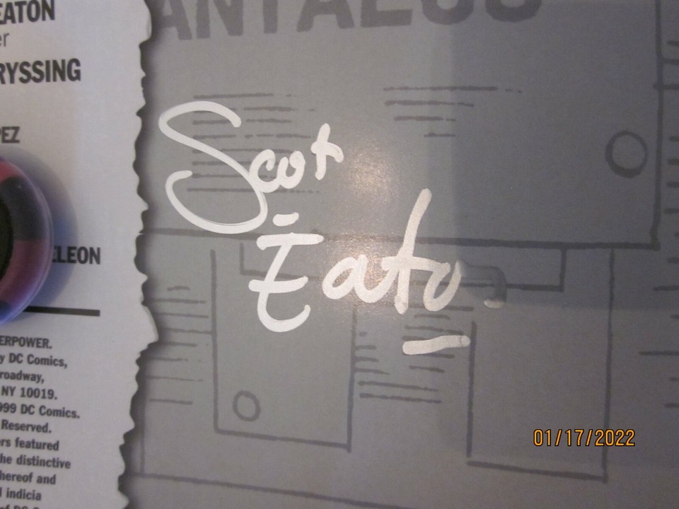 JLA SUPERPOWER (Nov 1999, DC) SIGNED BY SCOT EATON - ONLY JUSTICE ...